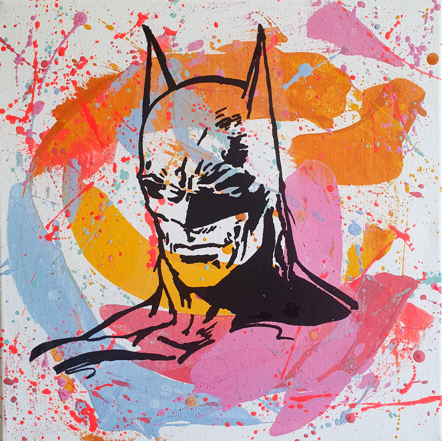 Contemporary Art - Mixed media - Batman - PyB