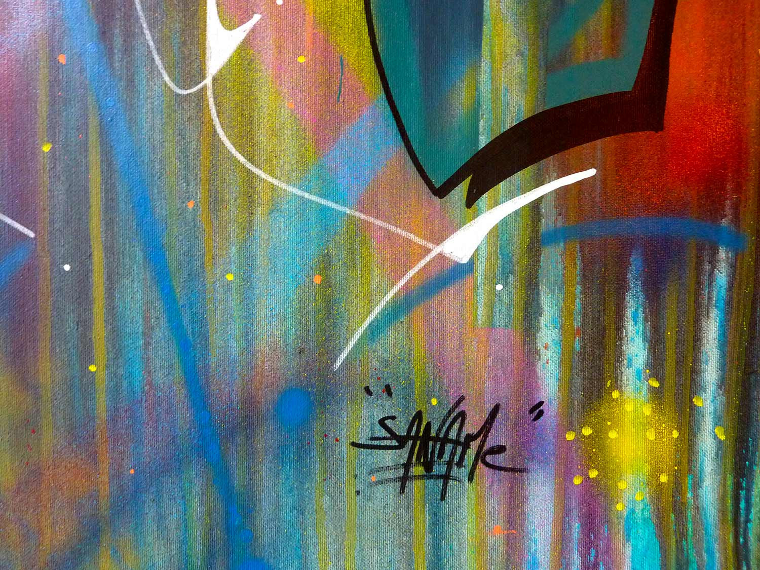Contemporary Art - Acrylic on canvas - Sana 04 - Saname