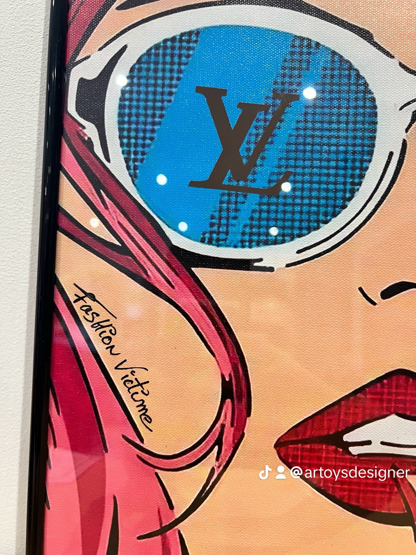 Contemporary Art - Print - Fashion victime LV - Vanessa Fodera