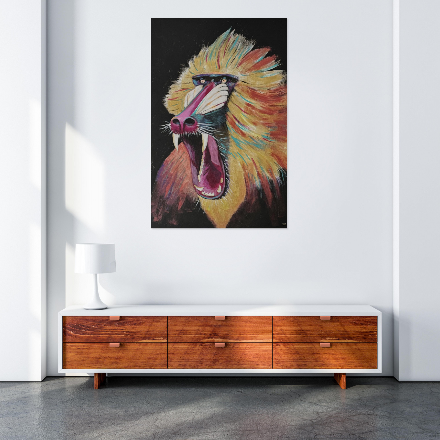 Oeuvre d'art contemporain - Acrylique - Joshua - Greg in the Jungle