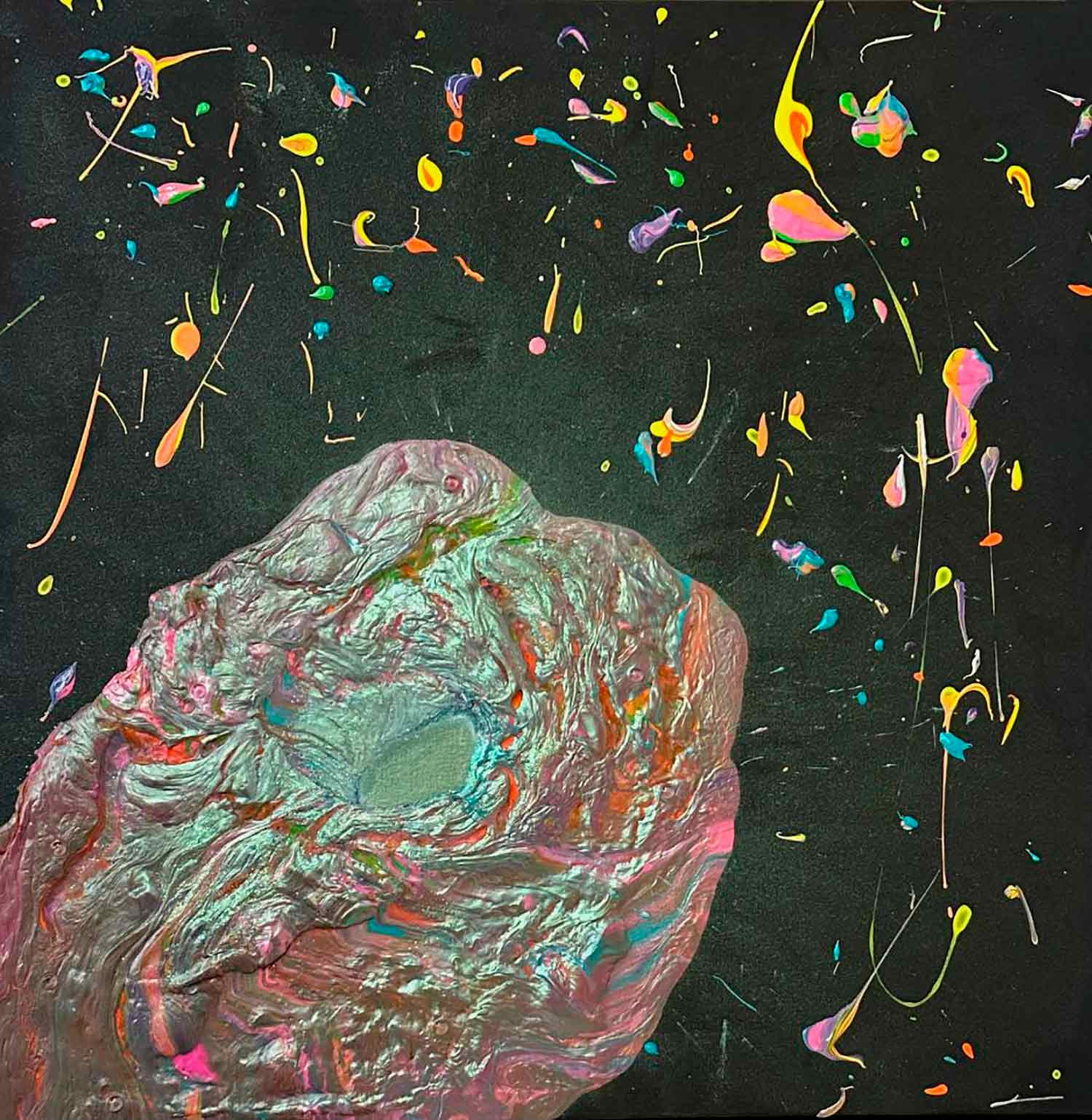 Oeuvre d'art contemporain - Technique mixte - Cratère - Claude Tassin